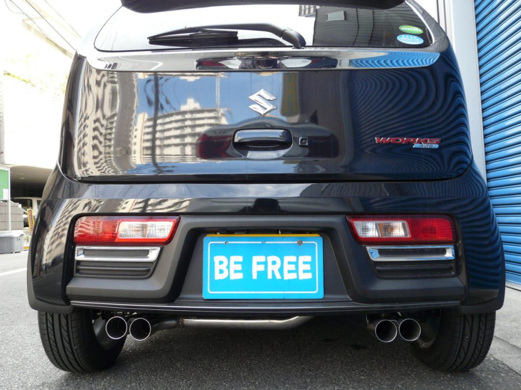 HA36S 4WD アルトワークス オールステンマフラー 左右4本出し！ | Be Free Official Web Site